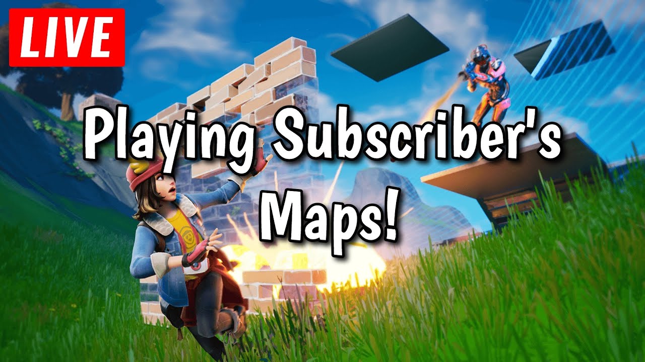 🔴LIVE Playing Subscriber's Creative Maps! - YouTube