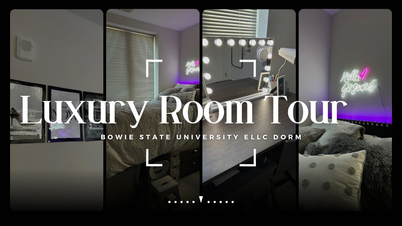 Sophomore Year College Dorm Tour at HBCU Bowie State University (ELLC ...