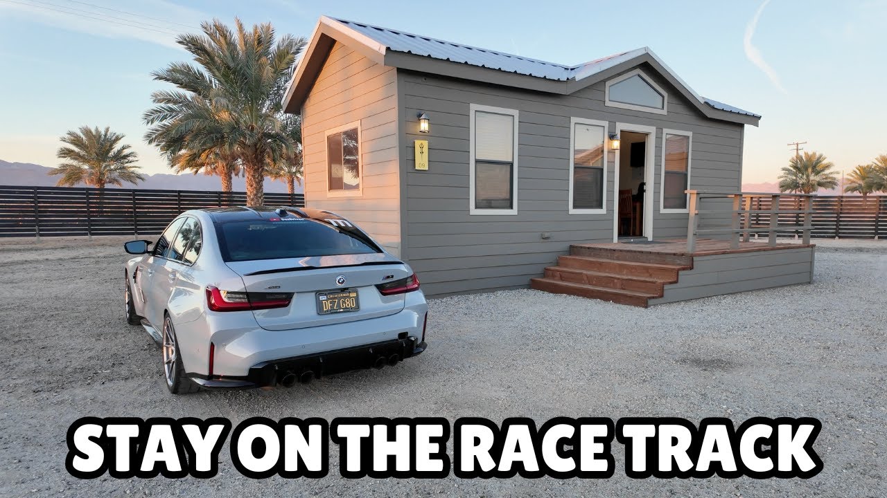 Stay on the Racetrack - Tour of the Cabins on Chuckwalla Valley Raceway ...