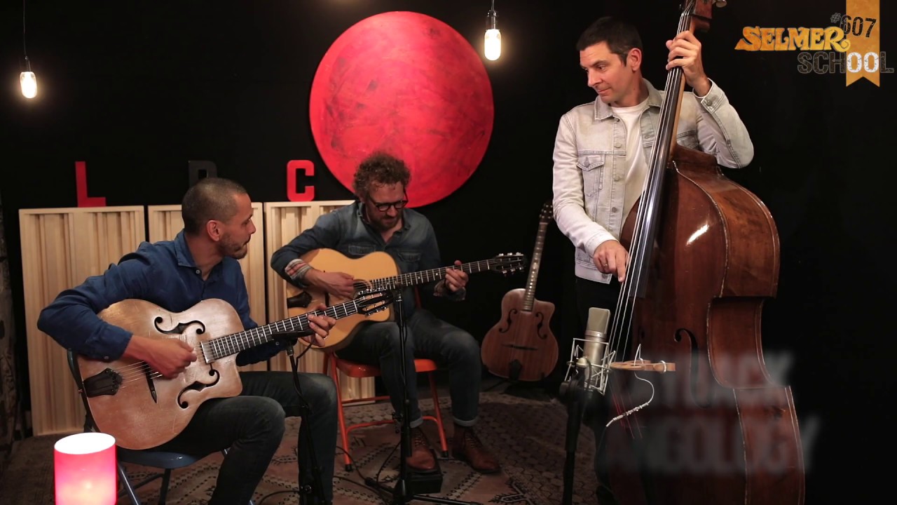 Selmer #607 School - Playback Djangology - Gypsy jazz play along - YouTube