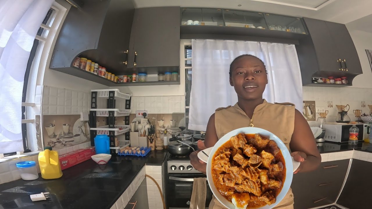 How to cook delicious TRIPE/Matumbo with matoke AT HOME||MOUTH WATERING ...