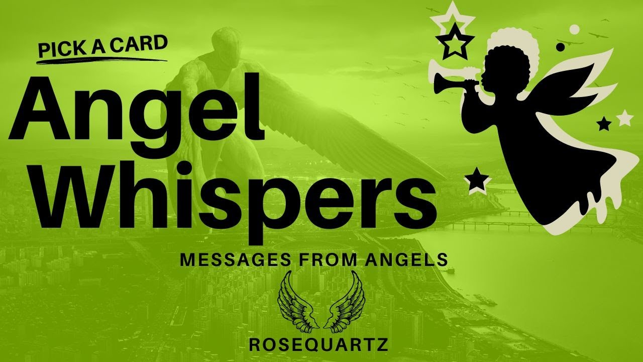 What are Angels whispering in your ear? pick a card tarot reading - YouTube
