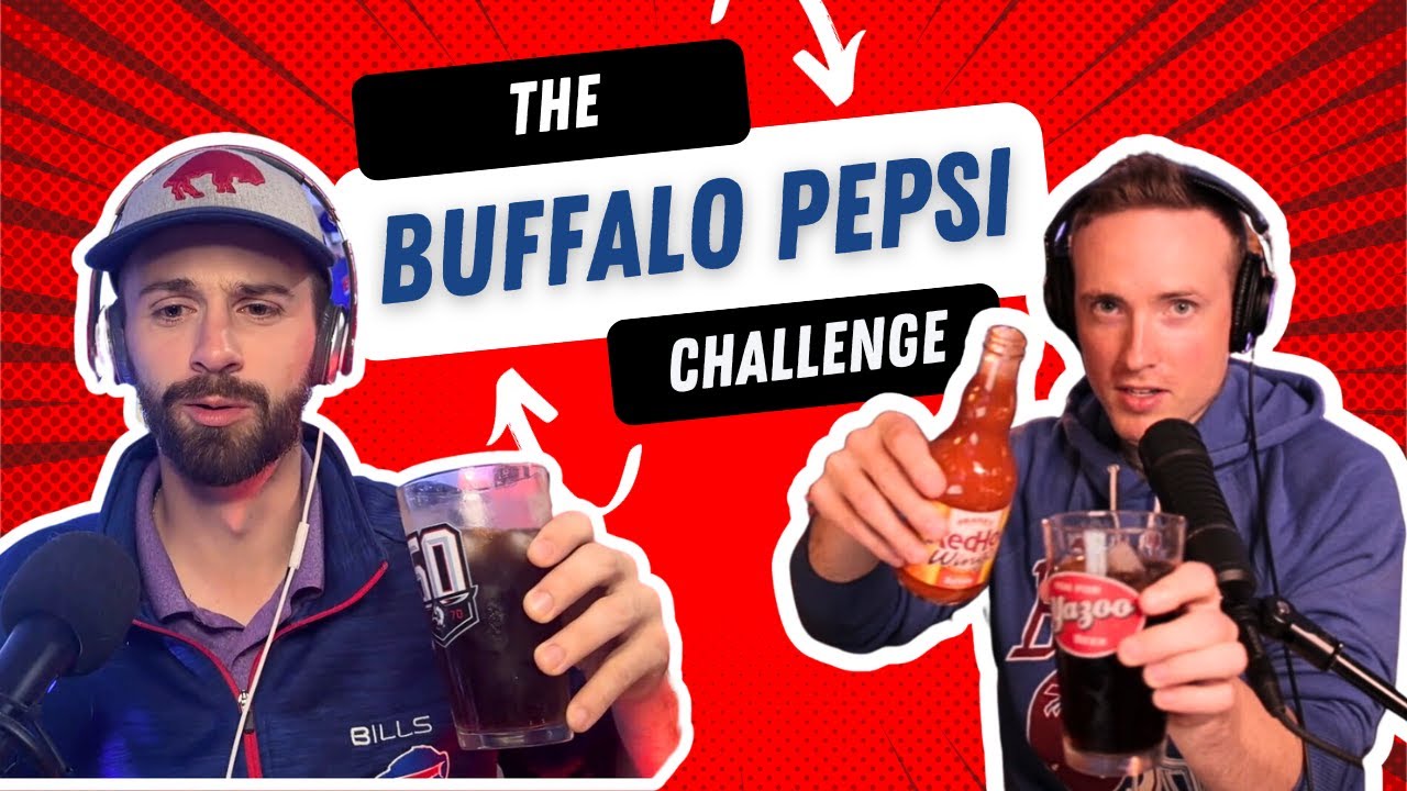 Buffalo Pepsi Challenge: Jon & Brando try Josh Allen's Pepsi + Hot ...