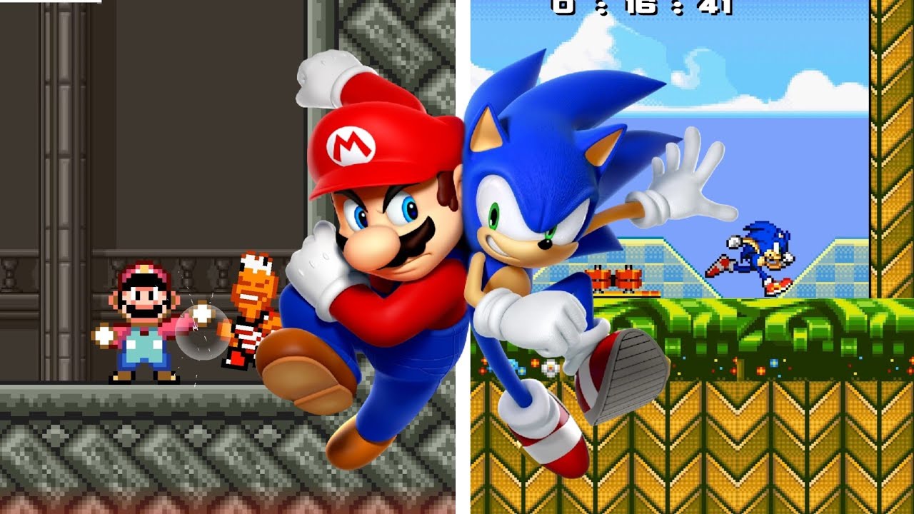 Mario VS Sonic Who Has The Best Flash Games? - YouTube