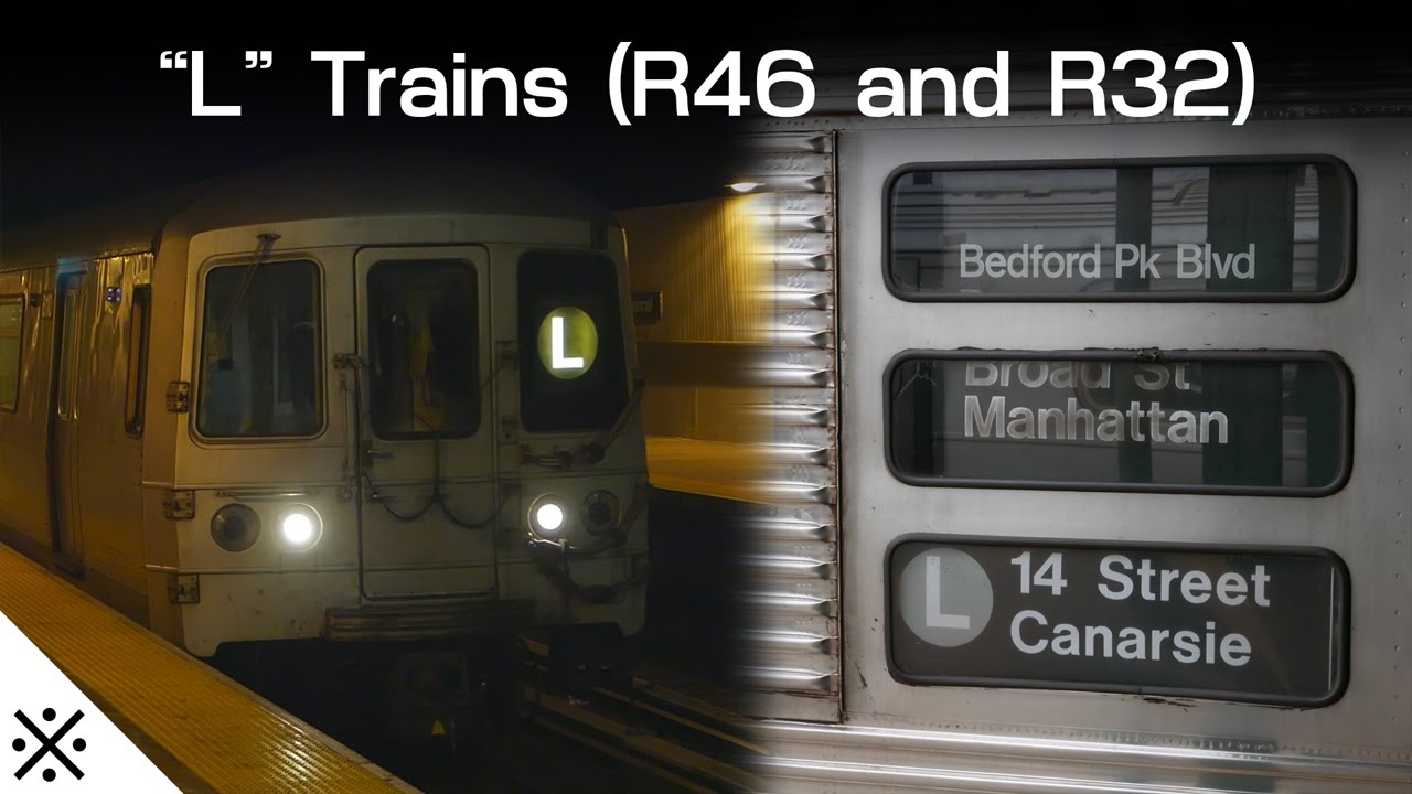 Erroneous R46 and R32 L Trains - YouTube
