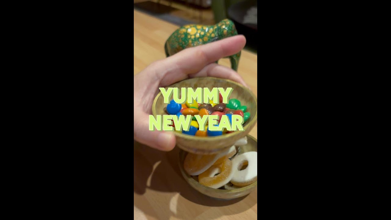 ASMR Yummy New Year #newyear #full #sweet #snacks #candy #asmr #kids # ...