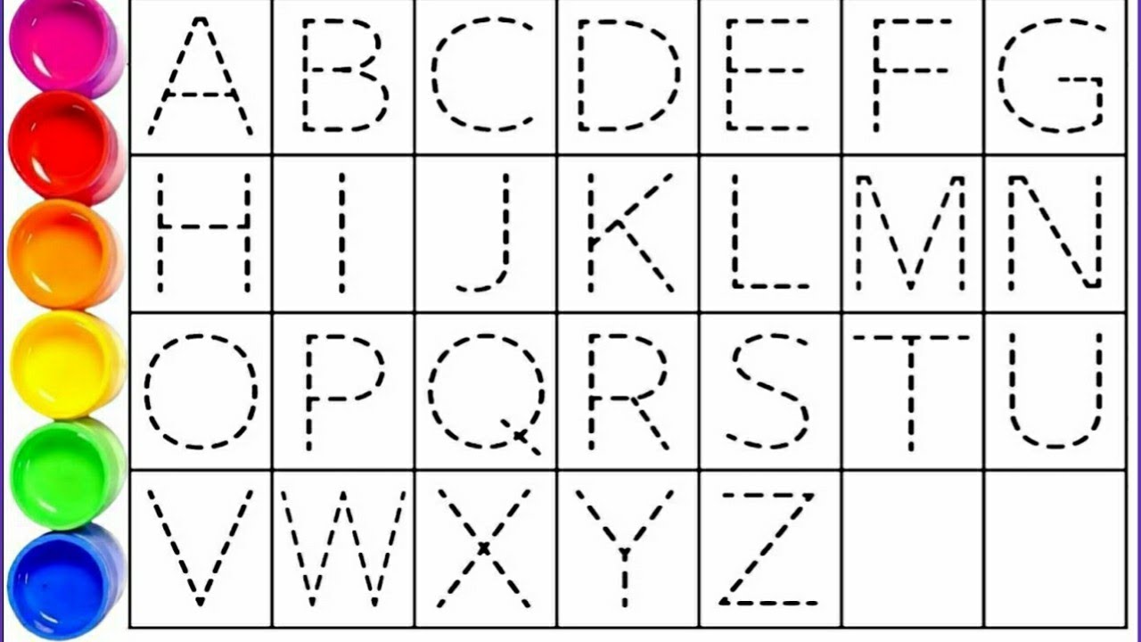 Writing Alphabet for Nursery, Abcd learning for Children, #abcd # ...