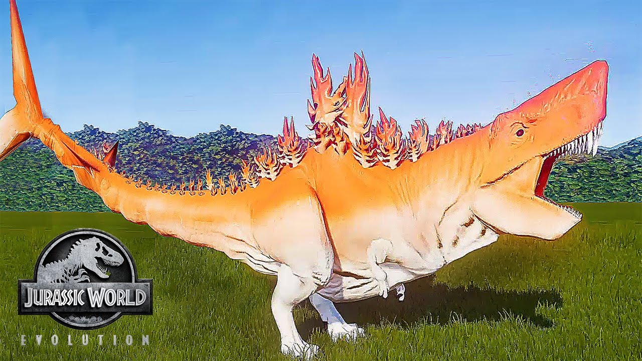 GODZILLA AND MEGALODON HYBRID MEGAZILLA - JURASSIC DINOSAUR BATTLE ...