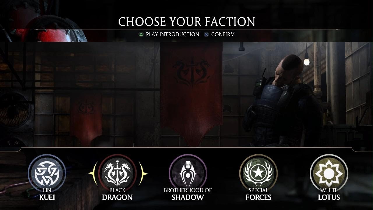 Mortal Kombat X CHOOSE YOUR FACTION - YouTube
