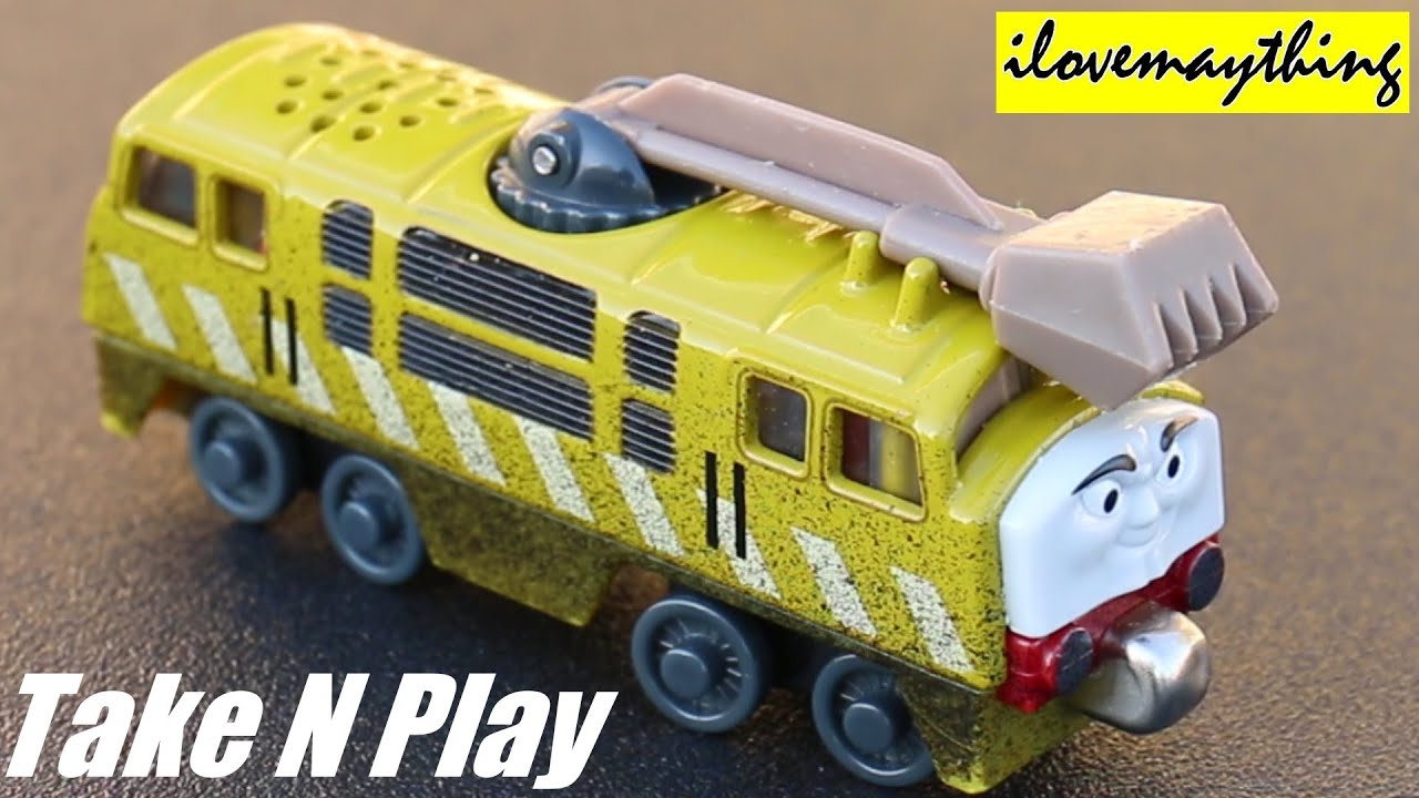 Thomas & Friends: Introducing Talking Diesel Ten TAKE N PLAY :-) - YouTube