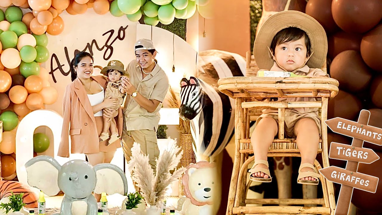 ALONZO'S 1st BIRTHDAY PARTY! 🤎 (02.22.22) | Philippines - YouTube