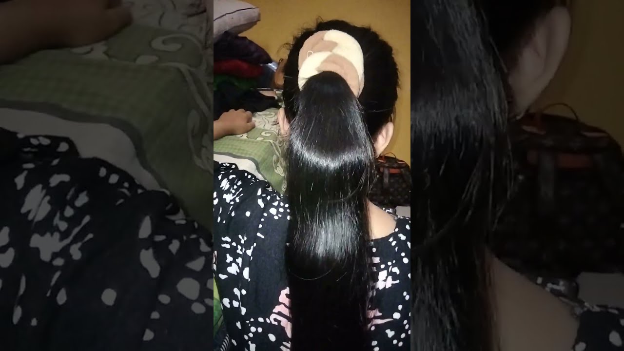 Hairplay Rambut panjang #hairplay #konde #haircut - YouTube