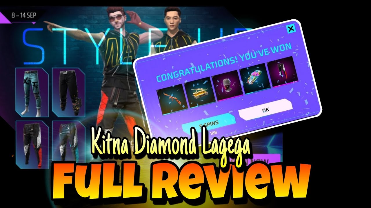 FREE FIRE STYLE UP EVENT~How to Angelic Pant? Garena free fire ~Full ...