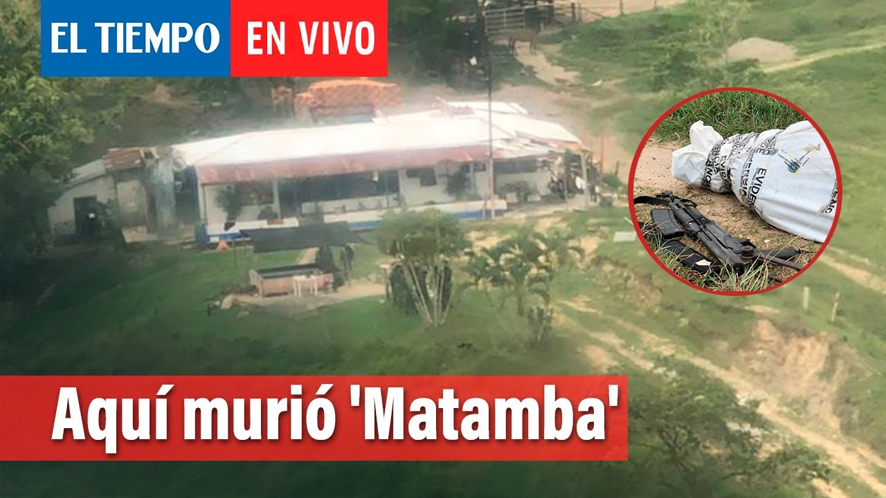 Este es el lugar donde ‘Matamba’ fue dado de baja | El Tiempo - YouTube