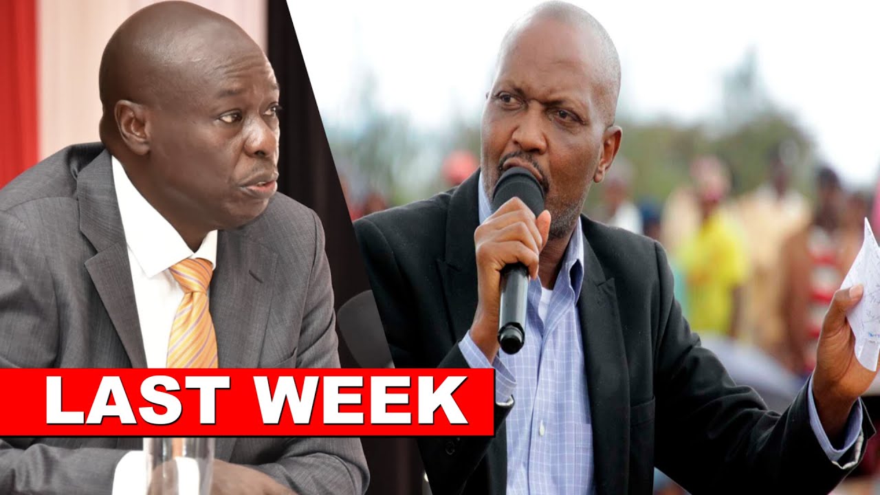 Watch How Former Cs Moses Kuria Insulted Dp Gachagua Just Days Before