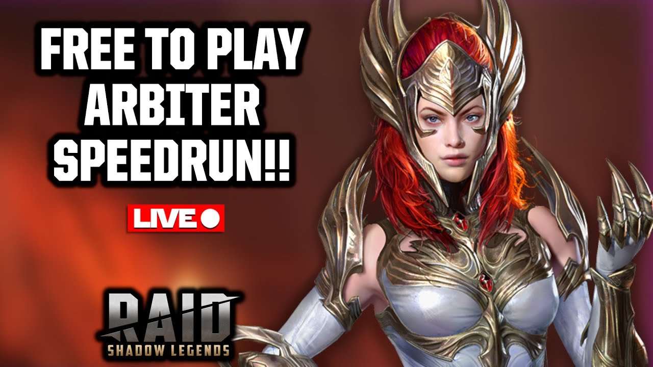 Nooch2Gud LIVE!! Ugh, The Arbiter...Raid: Shadow Legends - YouTube