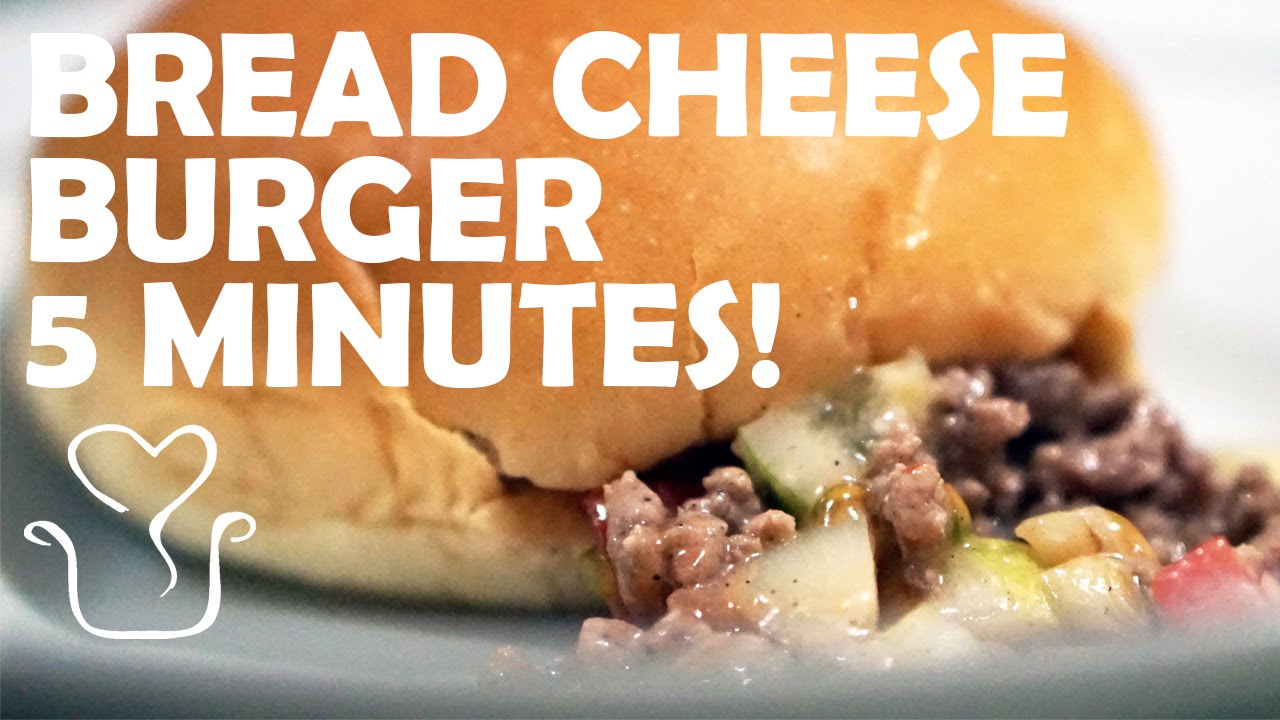 Making bread cheese burger - YouTube