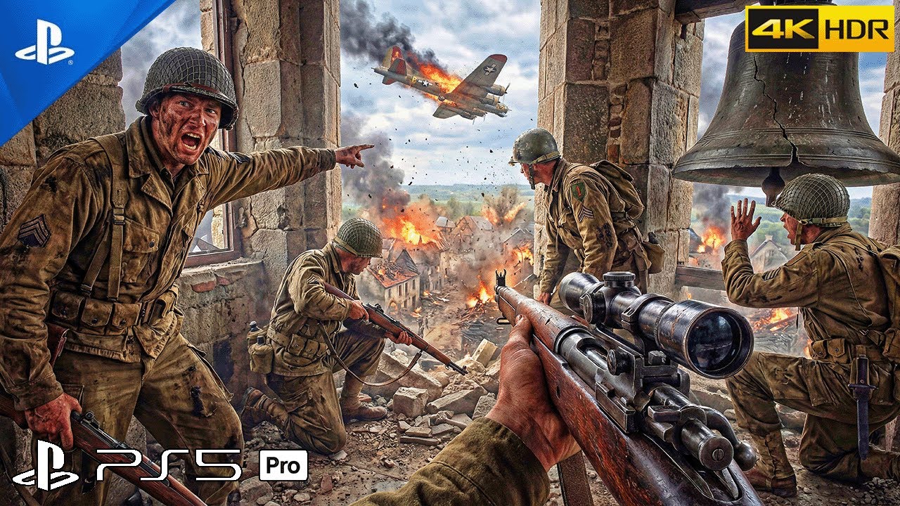 THE MOST VIOLENT BATTLE IN WWII (PS5) ULTRA Realistic Gameplay [ 4K ...