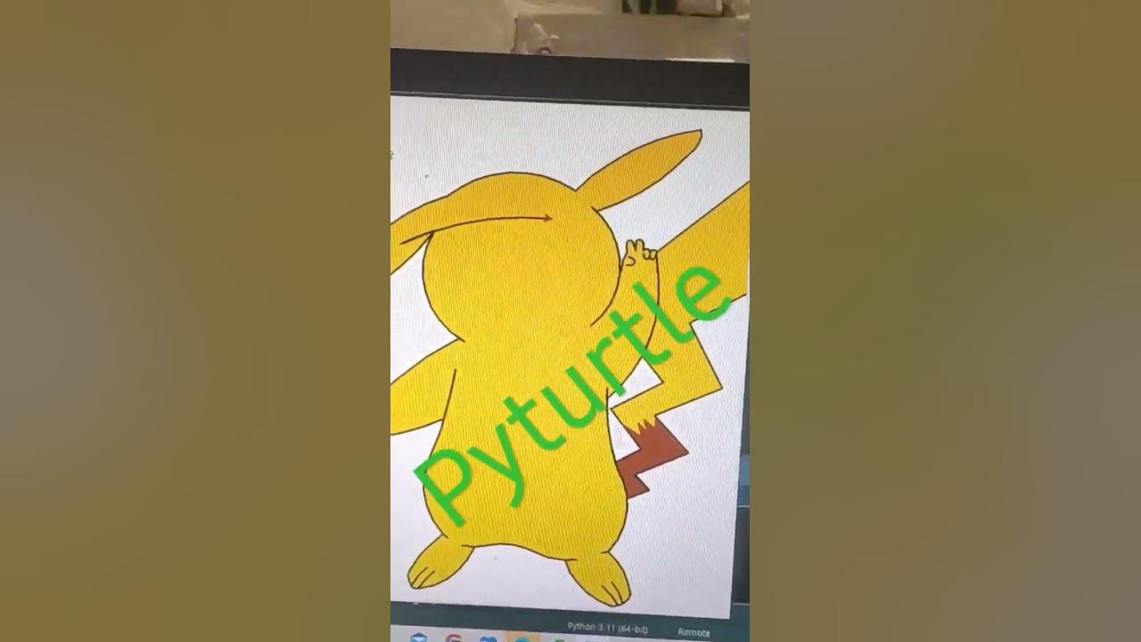 Pikachu Python Turtle Youtube