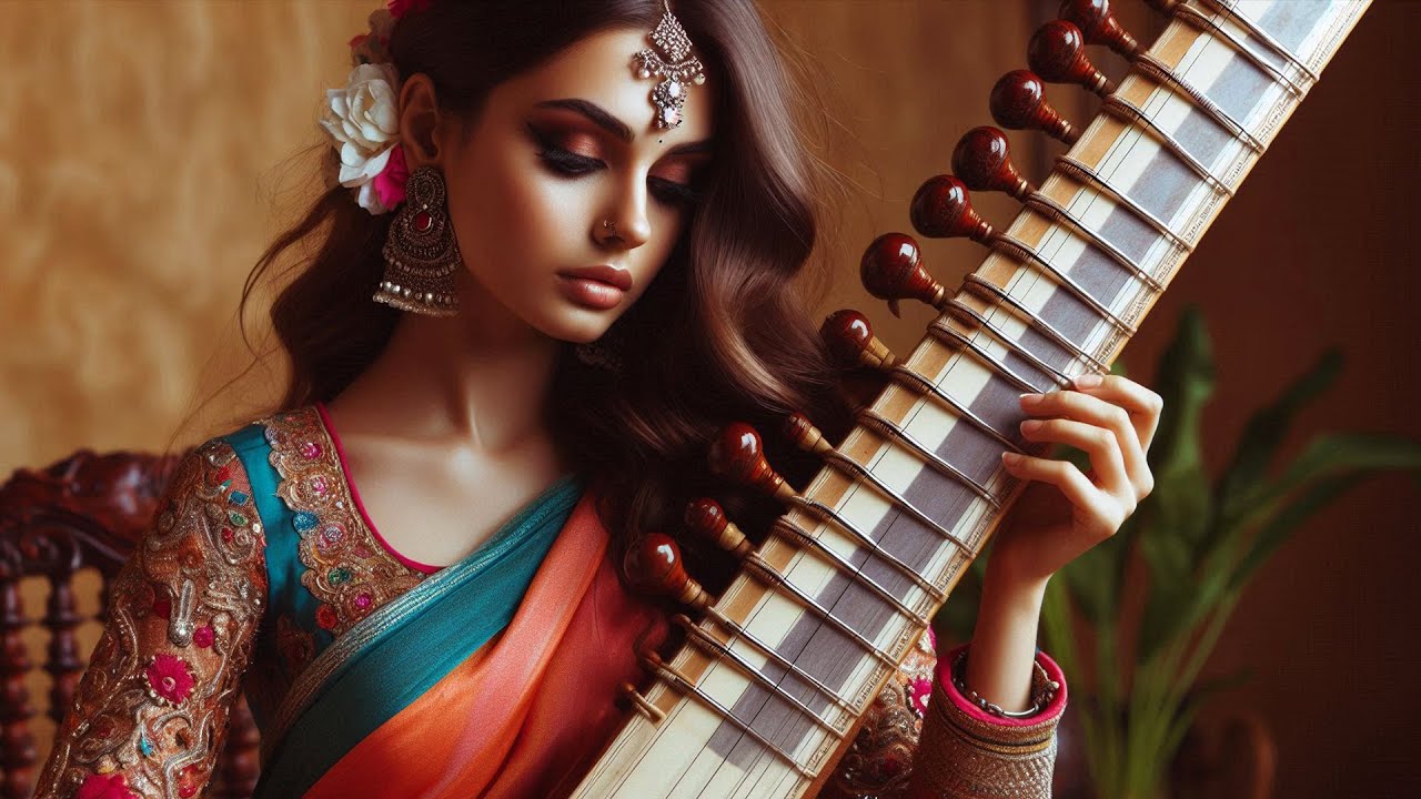 Veena and Tabla Melodic Indian Classical Relax Music| Soothing ...