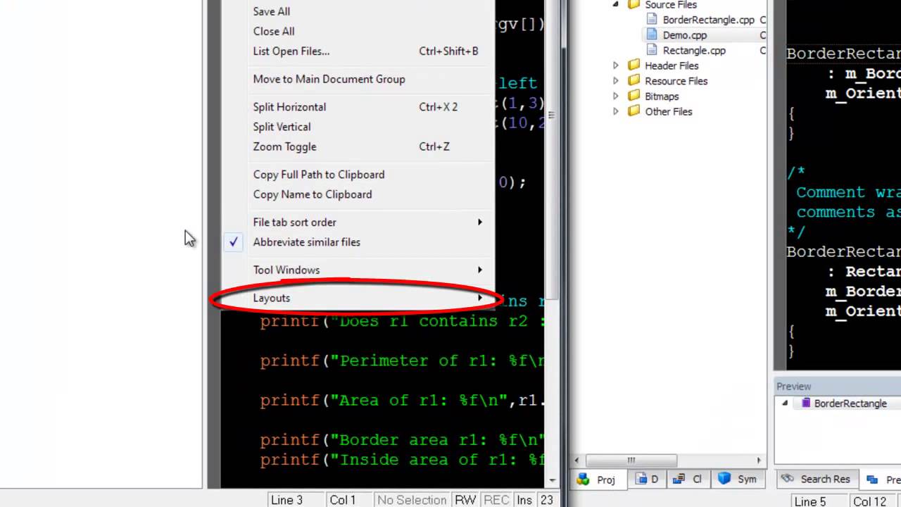 SlickEdit - User Created Tool Window Layouts - YouTube