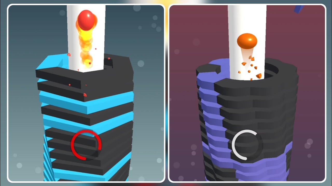 Stack Ball : 😍💟 Most Satisfying Gameplay level 119 - YouTube