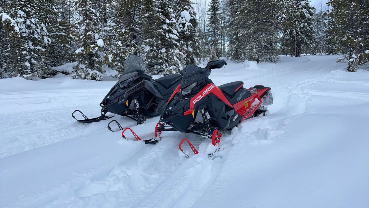 Polaris Matryx Switchback Assault 850 Trail Riding - YouTube