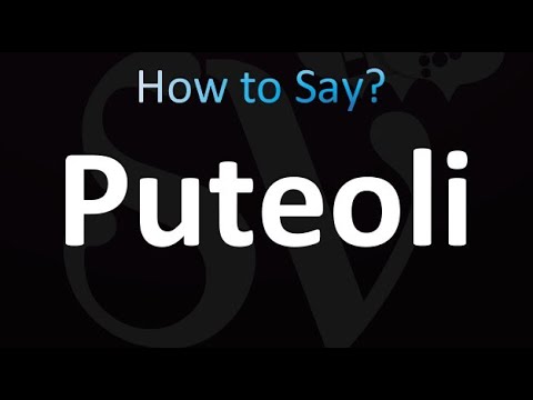 How to Pronounce Puteoli - YouTube