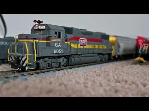 Late Production QSI Sound Demonstration- Atlas Trainman GP38 - YouTube