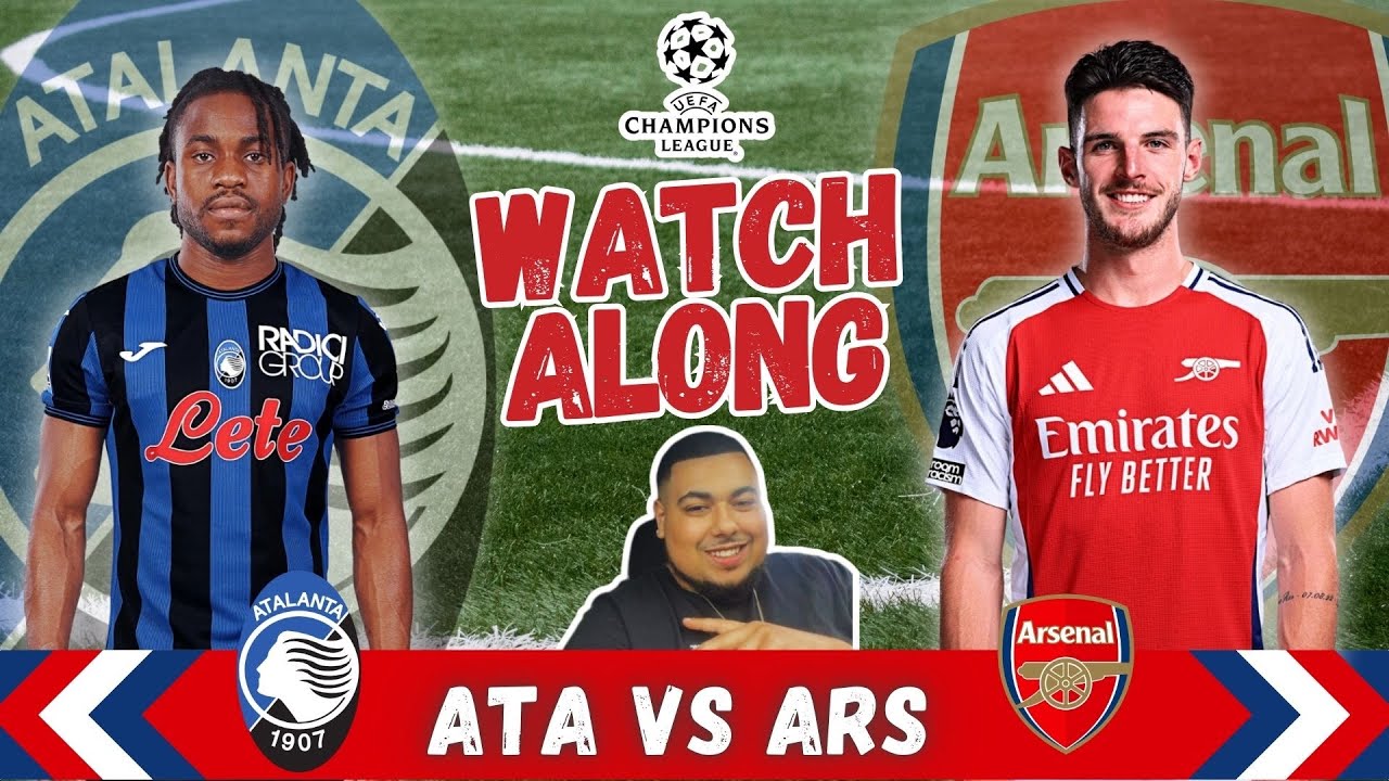 Atalanta vs Arsenal Live UCL Watch Along - YouTube