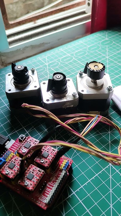 Arduino projects. controlling nema 17 motor with cnc shield #stepper_motor #arduino #shield # ...