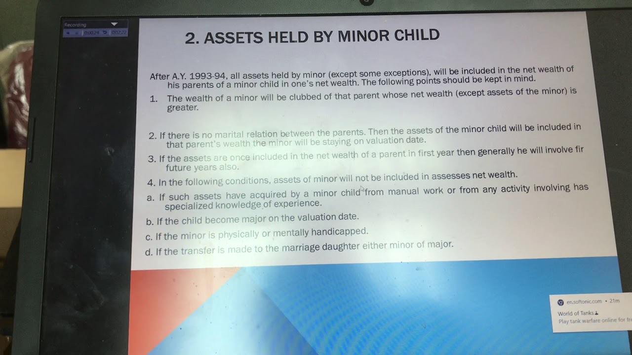 Deemed Assets under Wealth Tax - YouTube