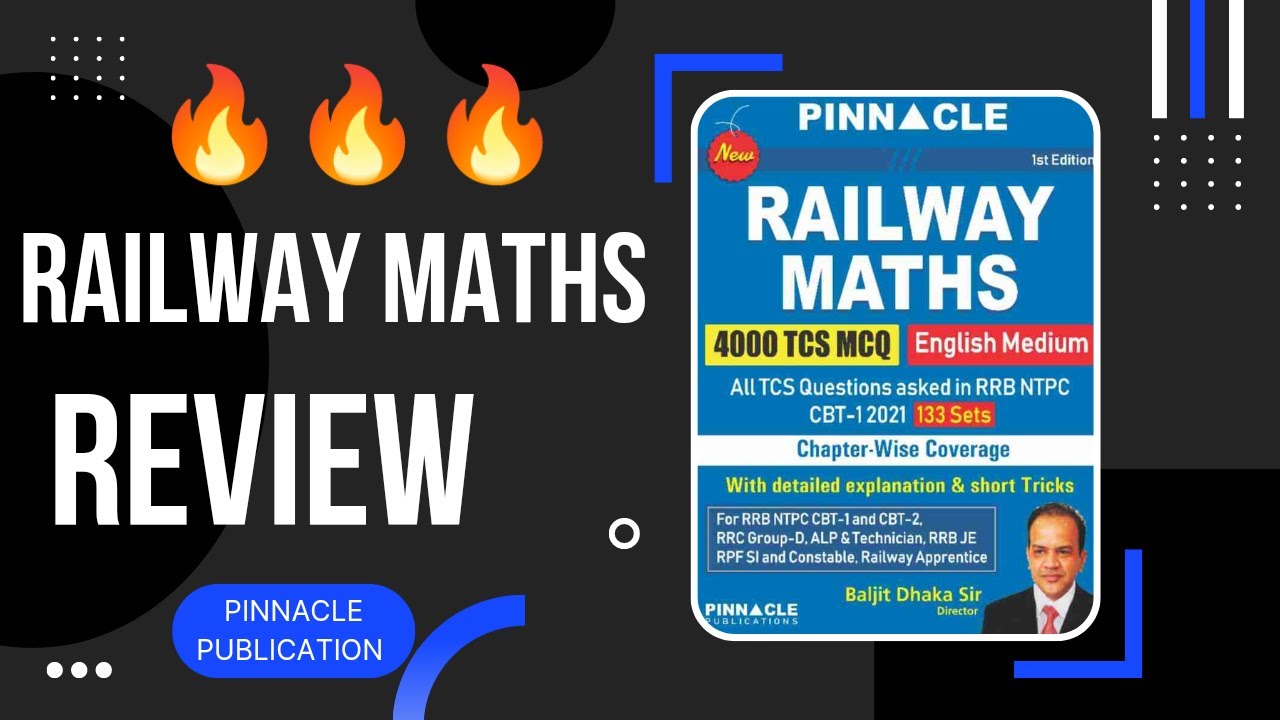 Pinnacle Railway Maths Book Review For Competitive Maths Baljit Pinnacle Railway Maths Book Review For Competitive Maths Baljit