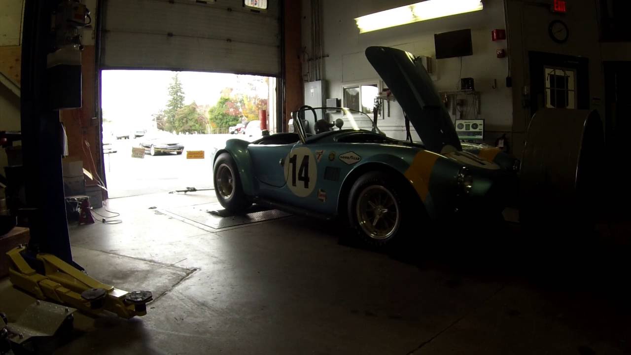 Factory Five Racing's 289 USRRC on the dyno at SMG Motoring Inc. tuning ...