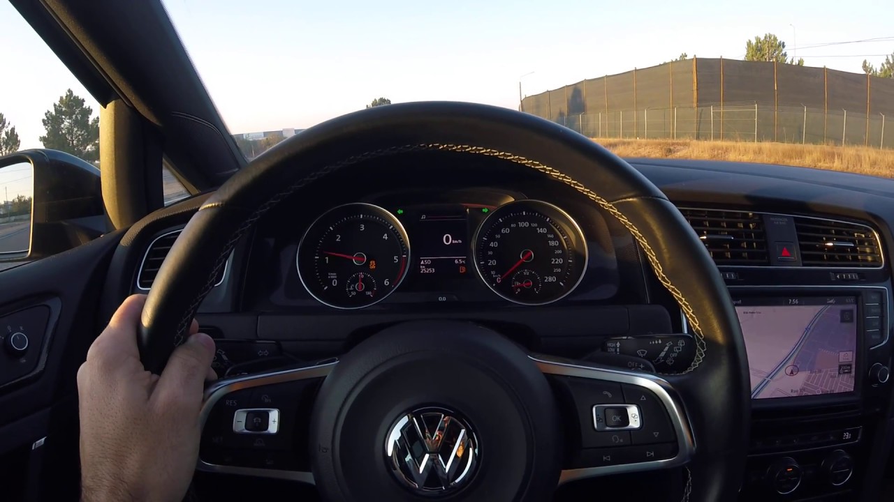 Volkswagen Golf 7 GTD Launch Control Acceleration - YouTube