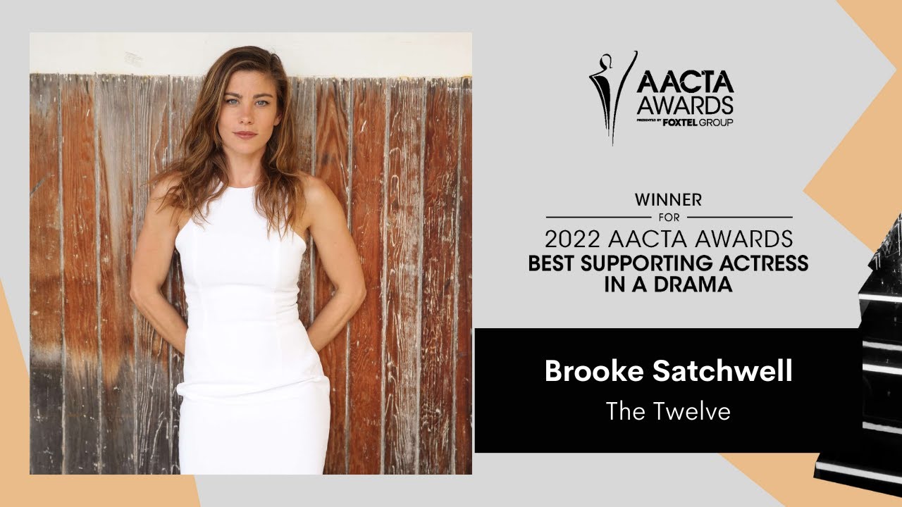 Brooke Satchwell (The Twelve) wins Best Supporting Actress in a Drama ...