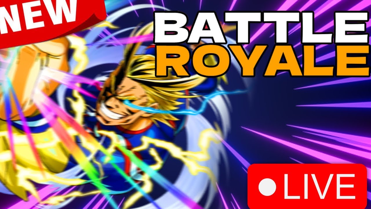 MHA BATTLE ROYALE! (MHA ULTRA RUMBLE GAMEPLAY) - YouTube