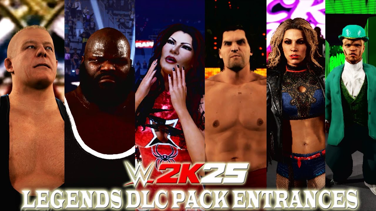 WWE 2K25 Legends DLC Pack Possible Superstars ft Entrances (Concept ...