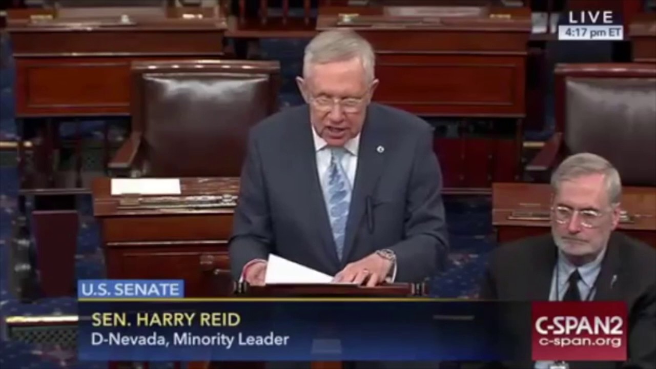 Harry Reid on Steve Bannon - YouTube