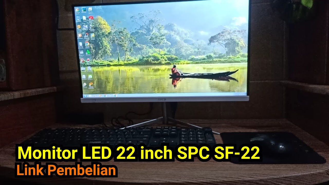 Monitor LED 22inch Merk SPC - Monitor Gaming SPC SF-22 SUPER 22" 75Hz FHD HDMI VGA - Link ...