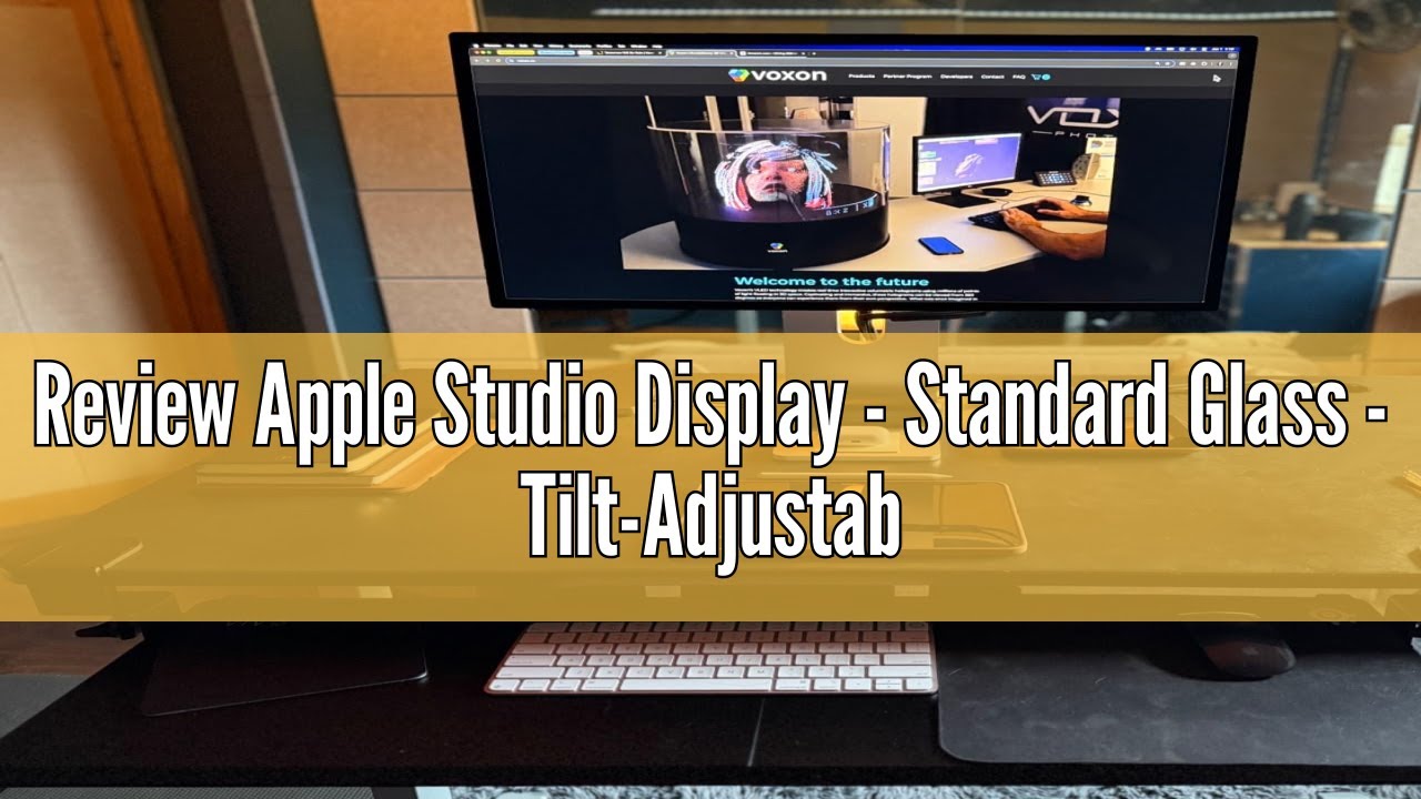 Review Apple Studio Display - Standard Glass - Tilt-Adjustable Stand ...