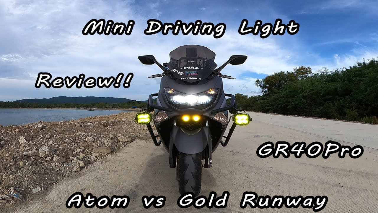 Review of Gold Runway 40 Pro | Gold Runway Aux Light | Atom Mini ...