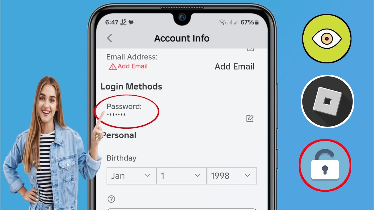 How To See Your Password in Roblox (2024) | How To Know Roblox Password ...