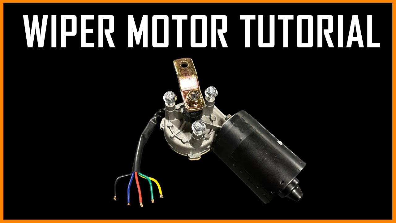 Wiper Motor Hook Up For Halloween Props - YouTube