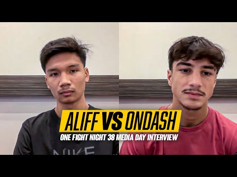 Aliff vs Ramadan Ondash interview | ONE Fight Night 38