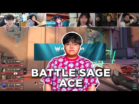 STREAMER REACTION PRX DAVAI ACE - YouTube