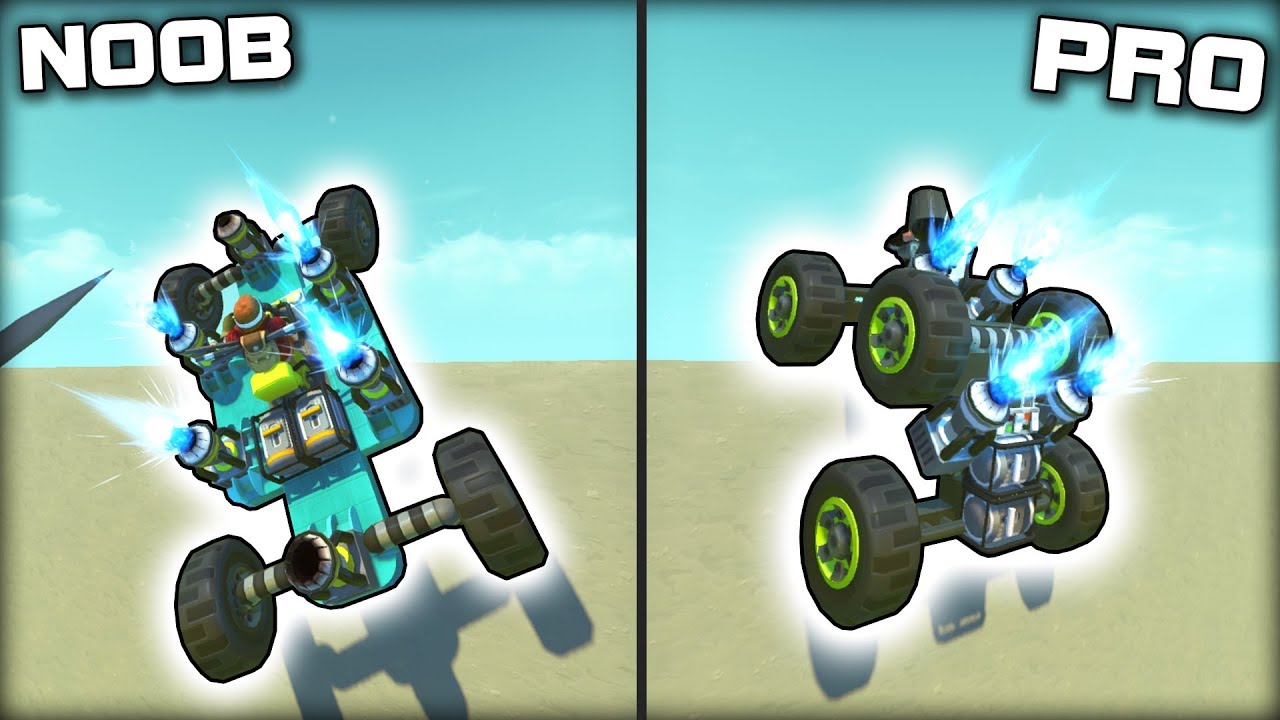 NOOB vs PRO Wall Climbing Challenge! (Scrap Mechanic Gameplay) - YouTube