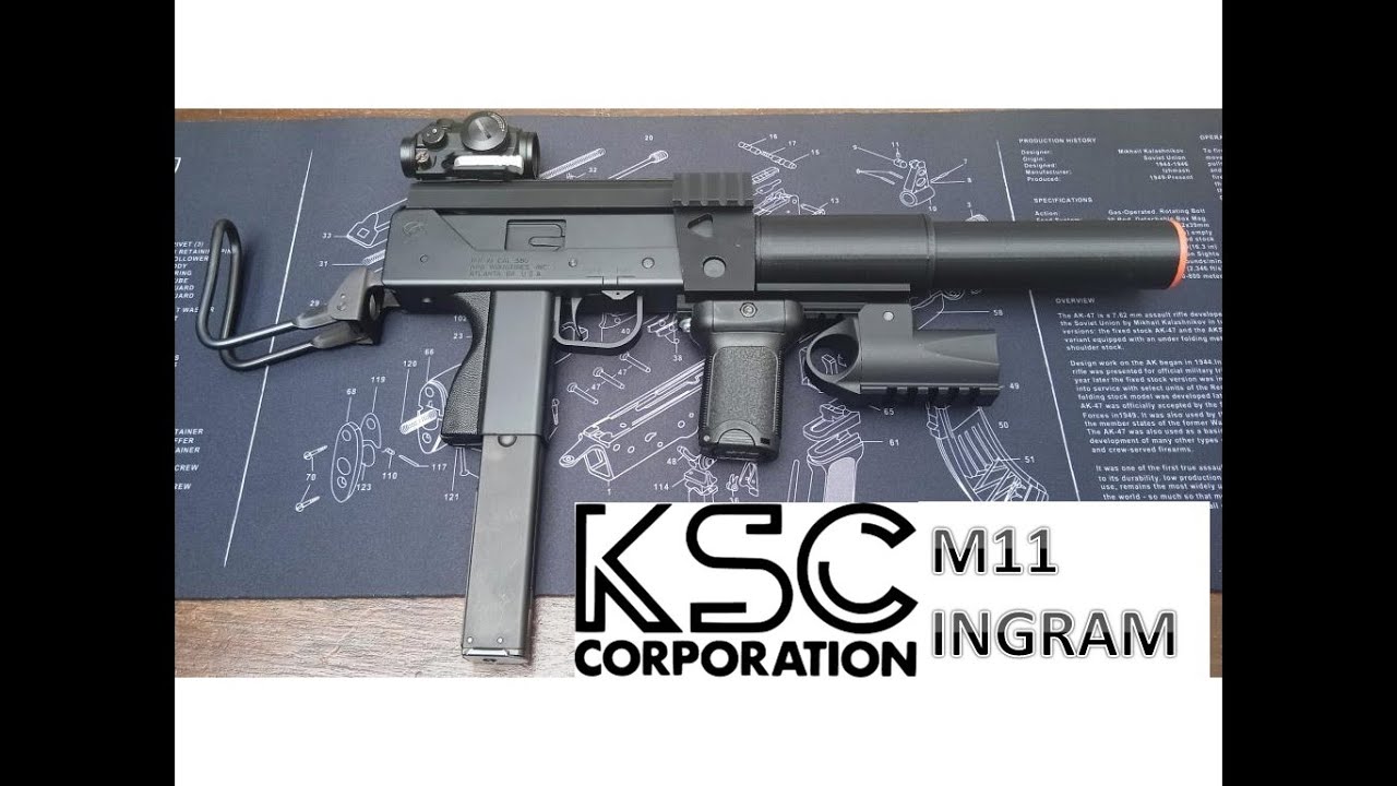 Review KSC M11A1 Ingram (Airsoft Indonesia) - YouTube