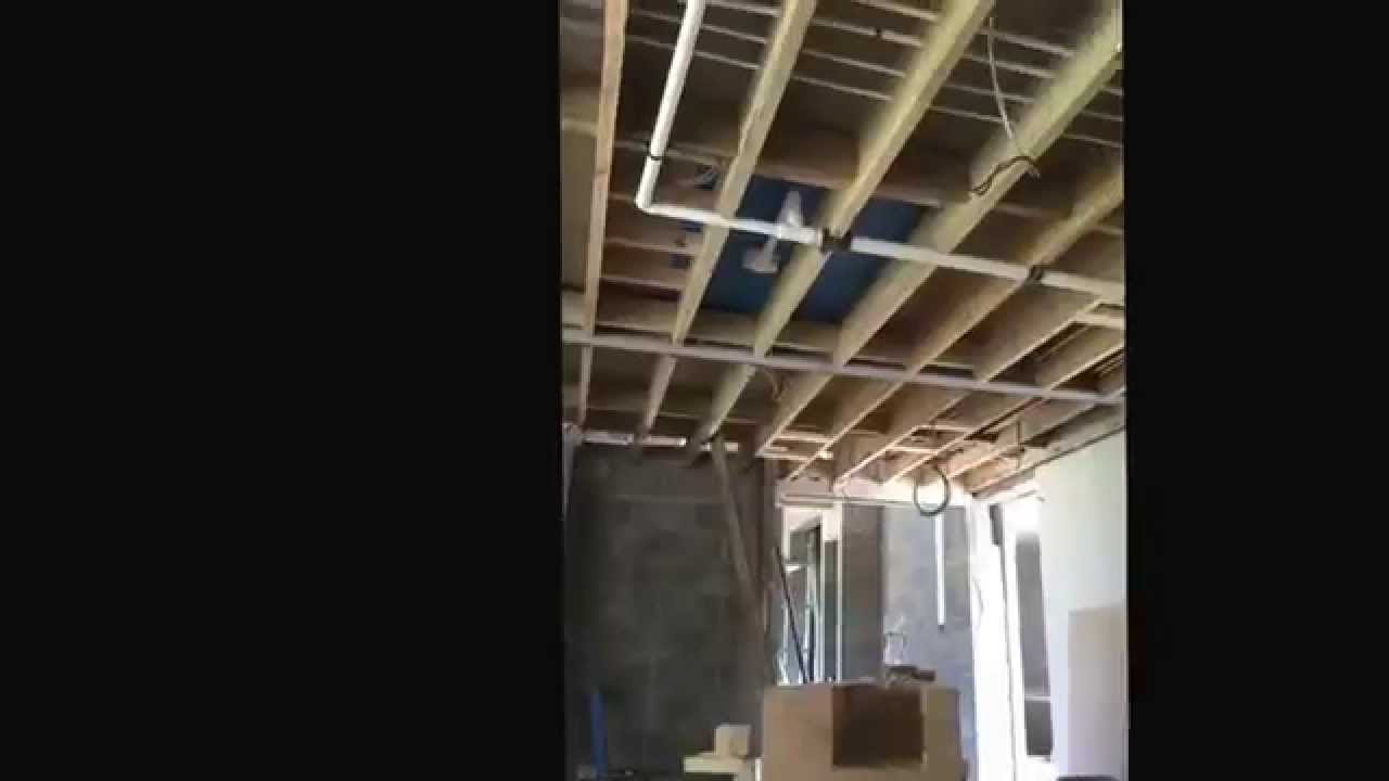 Bathroom waste hidden by oak beam / how to hide pipes - YouTube