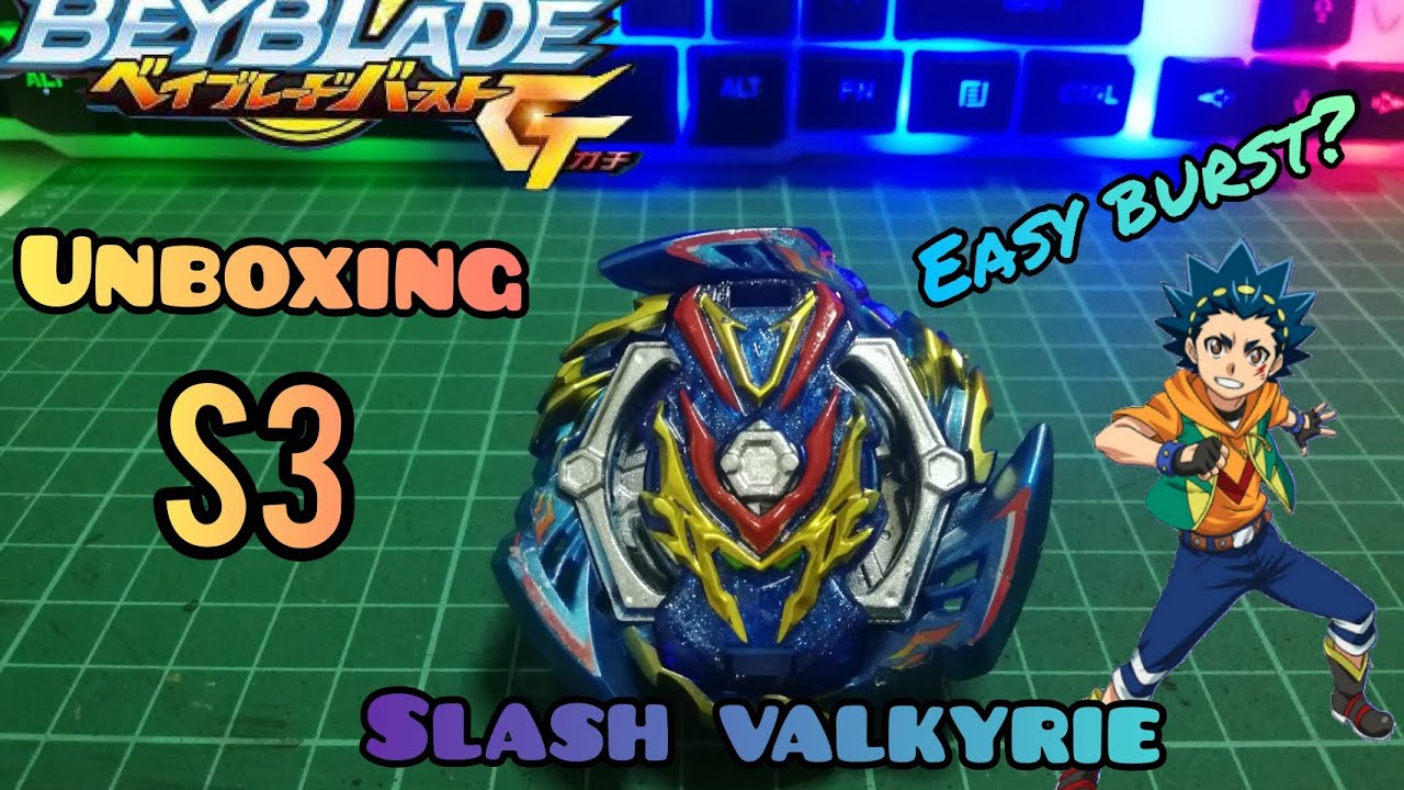 Unboxing+Review |Beyblade Slash Valkyrie (Fake) Brand S3 - YouTube